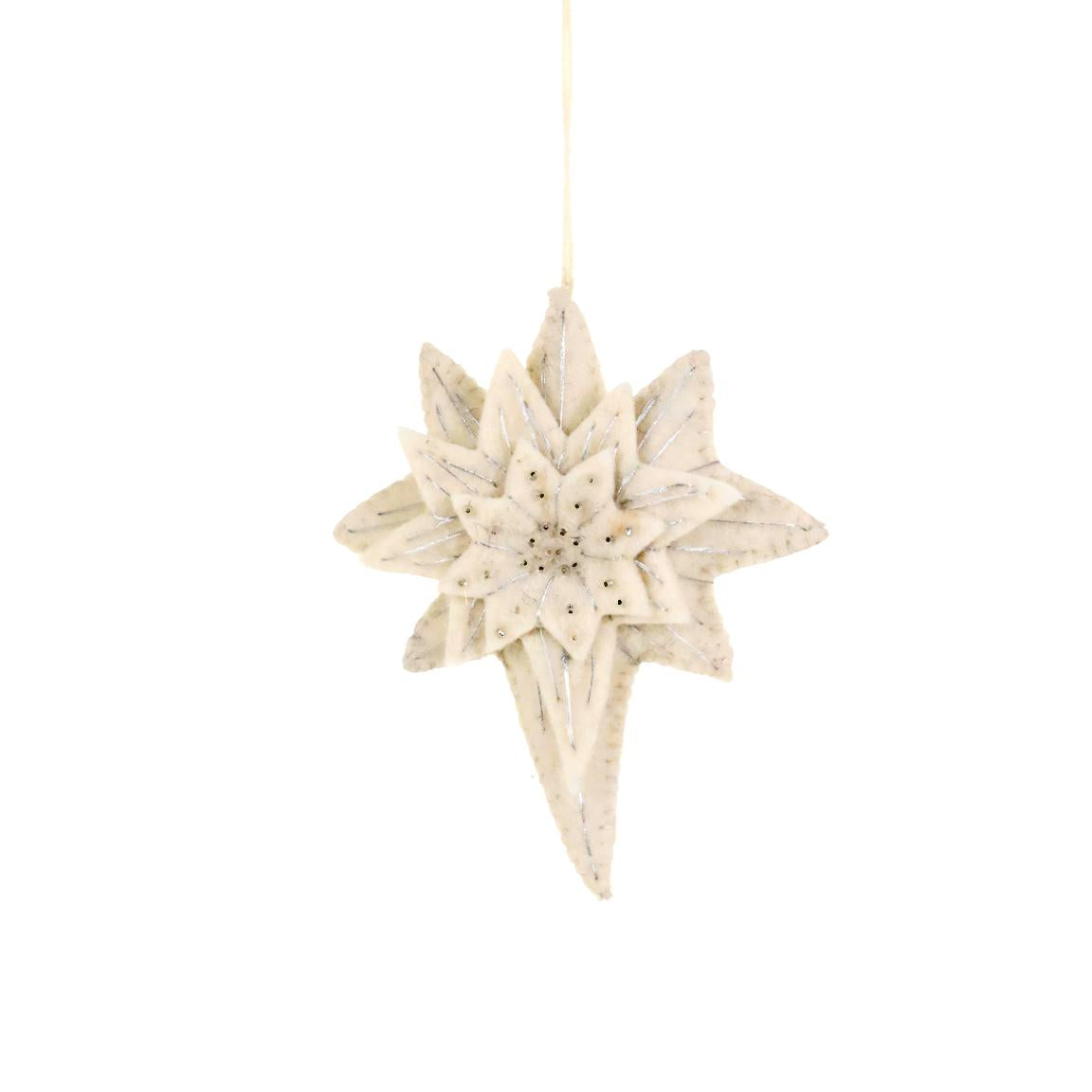 Layered Felt Star Christmas Ornament – Maker + Muse